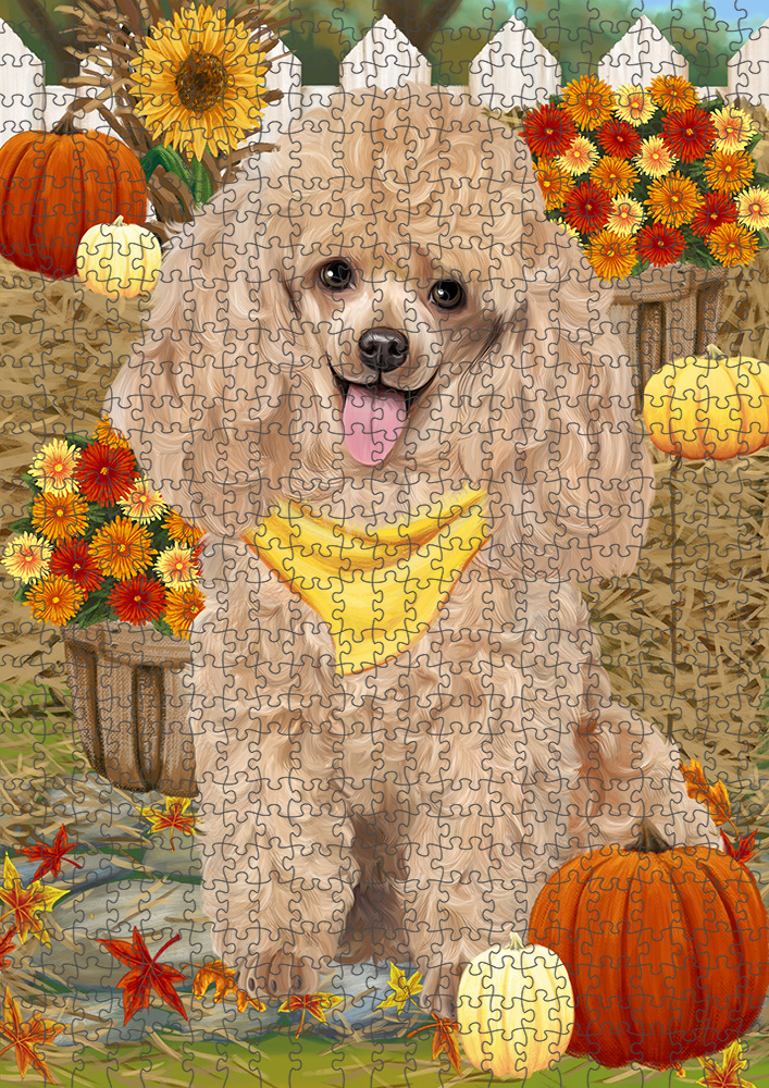 Fall Autumn Greeting Dog Cat Pet Jigsaw Puzzle Games for Adults1000 Pc ...