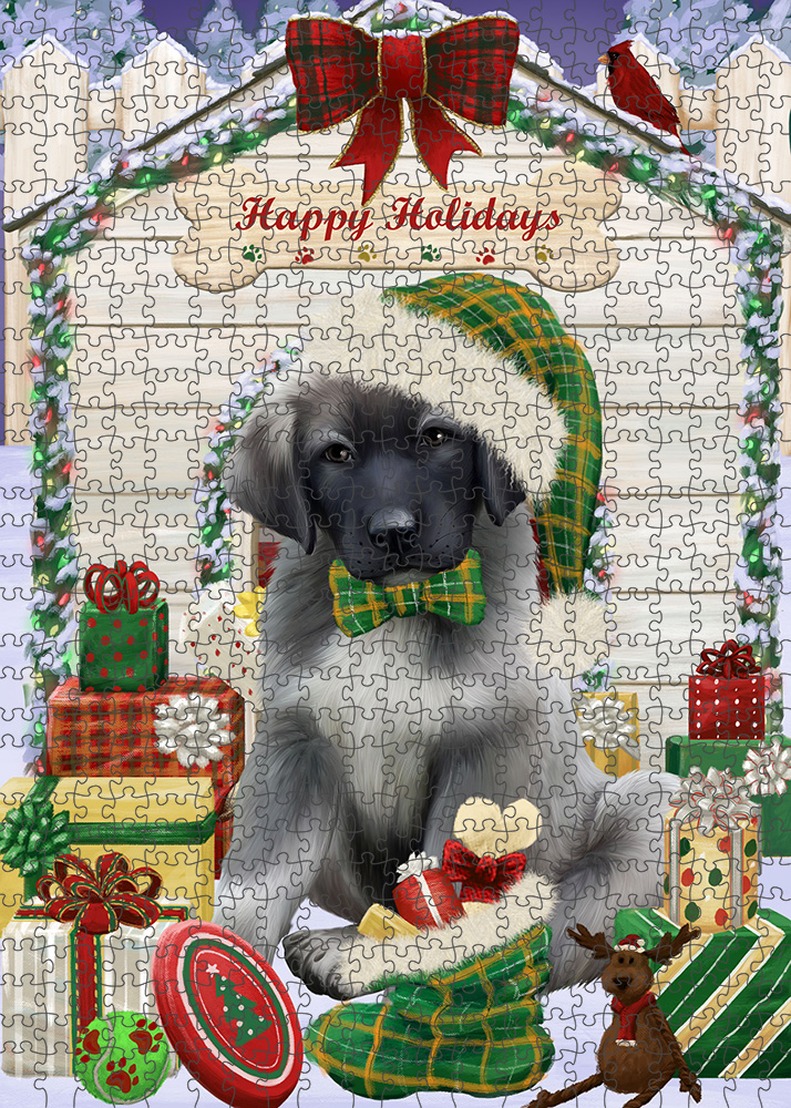 Christmas Dog Cat with Presents Pet Jigsaw Puzzle with Photo Tin 500pcs ...