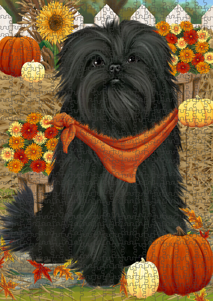 Fall Autumn Greeting Dog Cat Pet Jigsaw Puzzle Games for Adults 500 Pc ...