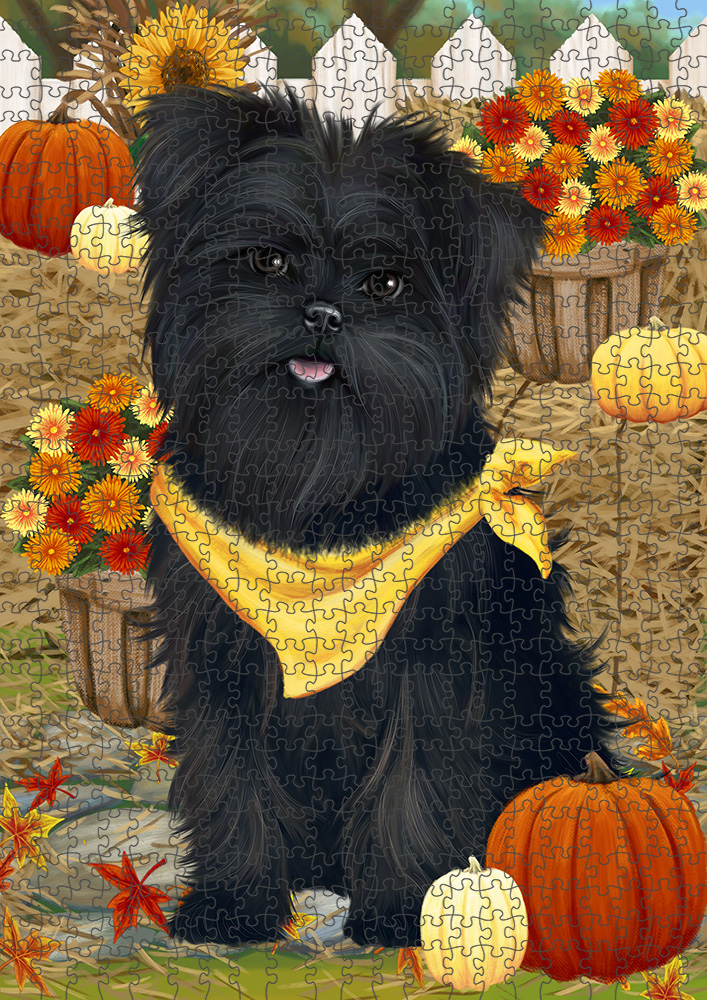 Fall Autumn Greeting Dog Cat Pet Jigsaw Puzzle Games for Adults 500 Pc ...