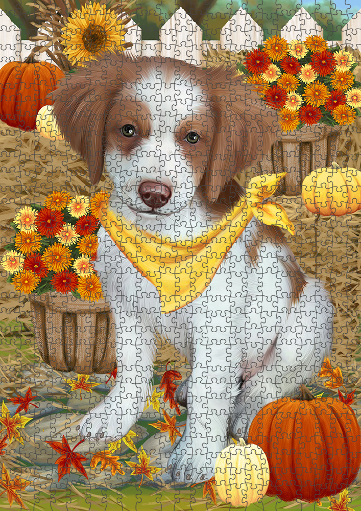 Fall Autumn Greeting Dog Cat Pet Jigsaw Puzzle Games for Adults 500 Pc ...