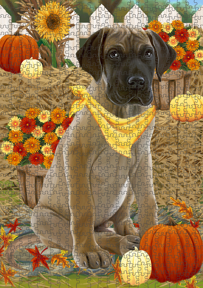 Fall Autumn Greeting Dog Cat Pet Jigsaw Puzzle Games for Adults1000 Pc ...