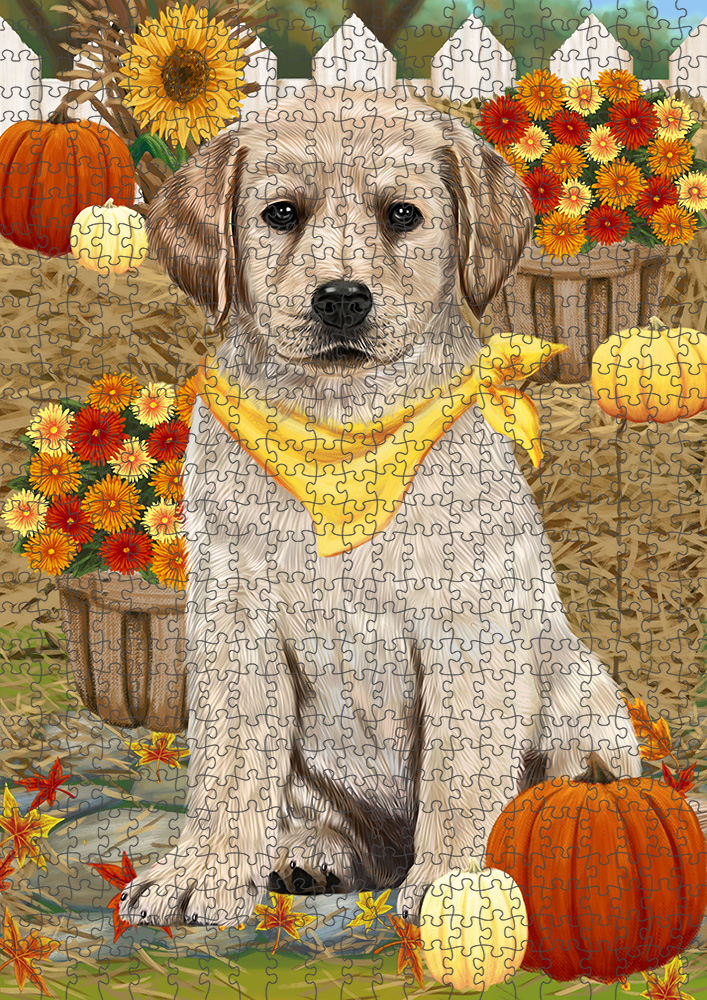 Fall Autumn Greeting Dog Cat Pet Jigsaw Puzzle Games for Adults1000 Pc ...