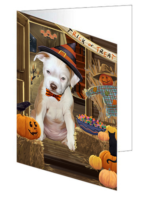 Halloween Trick or Treat Dog Cat Pet Lovers Greeting Invitation Card ...