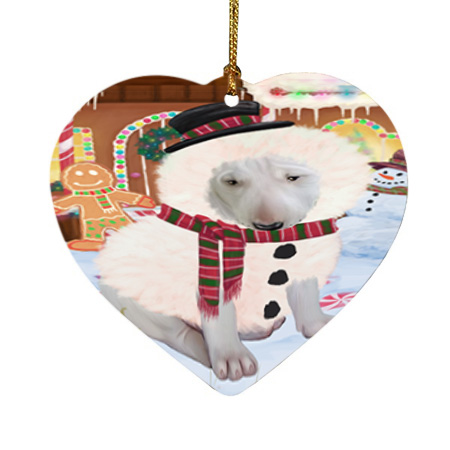 Gingerbread Snowman Dog Cat Pet Photo Heart Christmas Tree Ornament ...