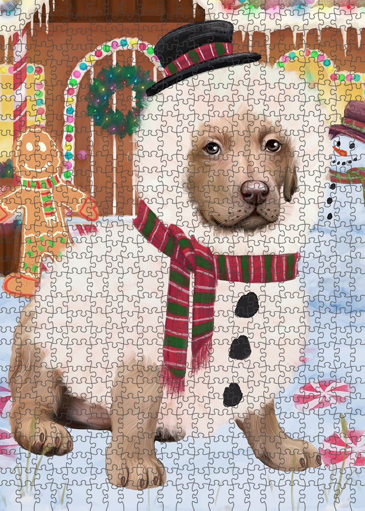 Christmas Gingerbread Snowman Dog Cat Pet Photo Jigsaw Puzzle Games for ...