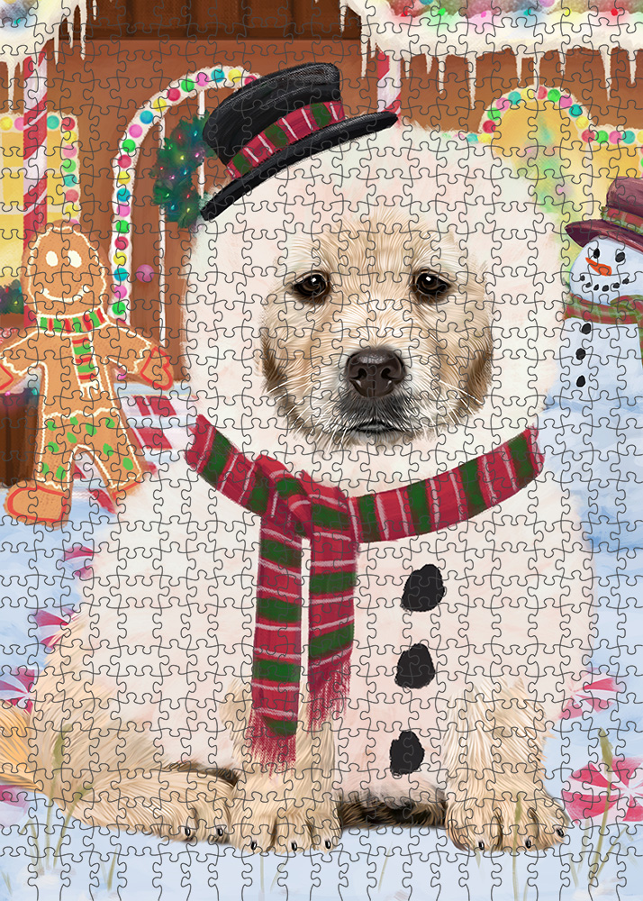 Christmas Gingerbread Snowman Dog Cat Pet Photo Jigsaw Puzzle Games for ...
