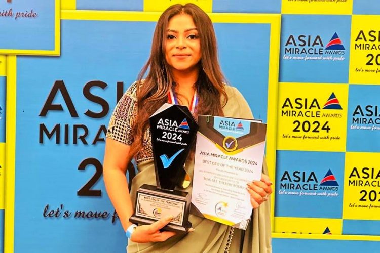 Therish Rodrigo crowned as the Best CEO of the Year at Asia Miracle Awards 2024 - Adaderana Biz ...