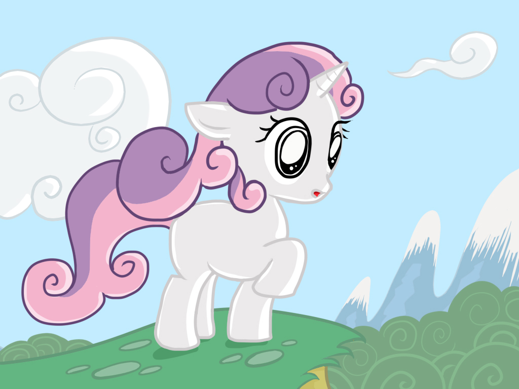 sweetie belle drawn by alexmakovsky - Bronibooru