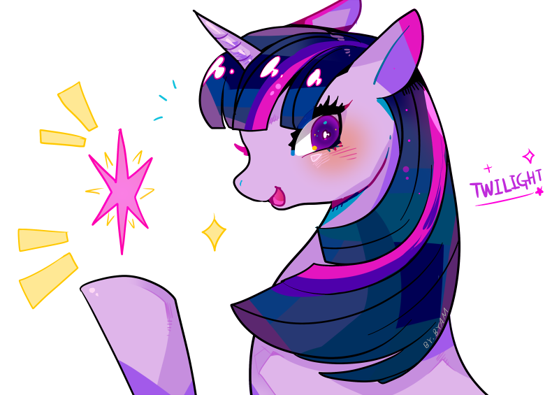 twilight sparkle drawn by byam - Bronibooru