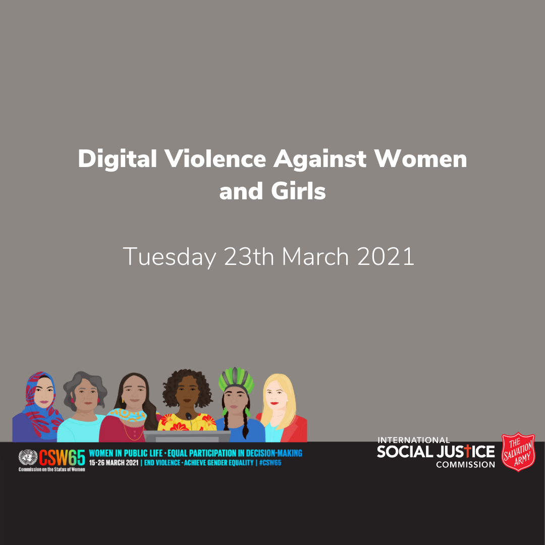 International Social Justice Commission - Digital Violence Against Women and Girls