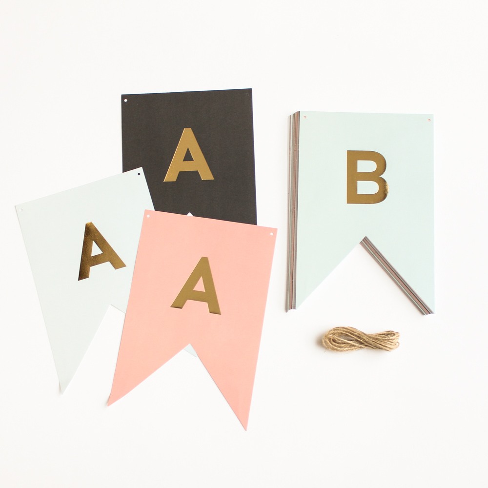DIY Letter Banner