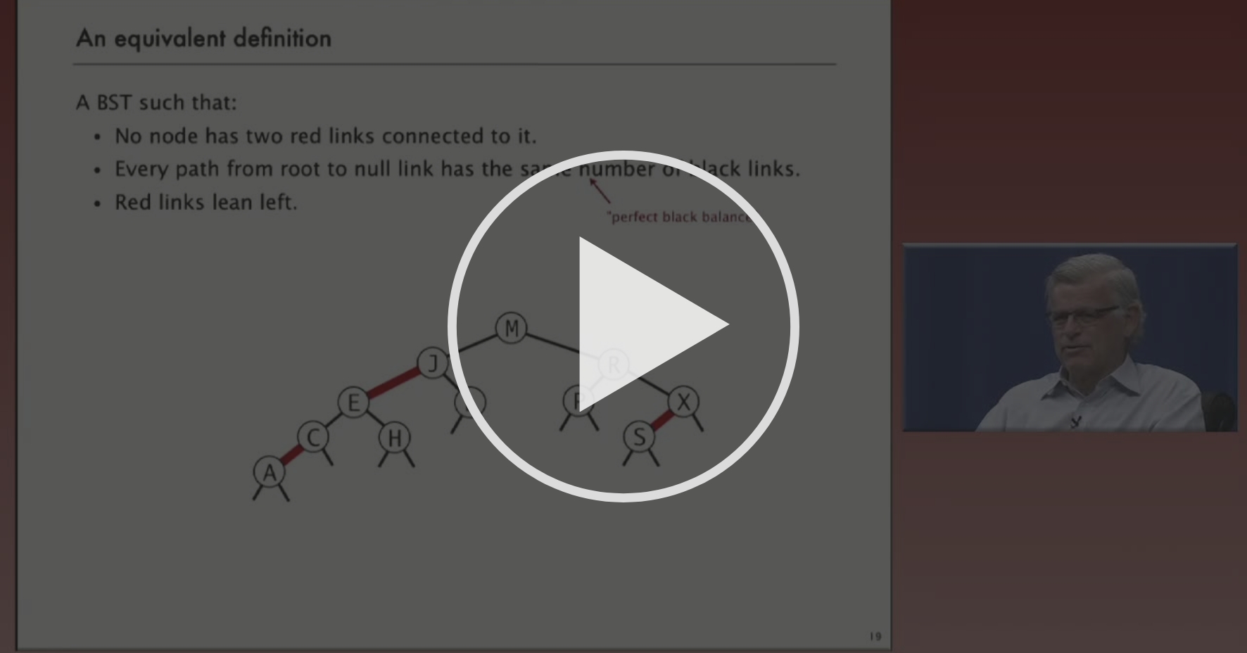 Red Black BSTs Balanced Search Trees Coursera