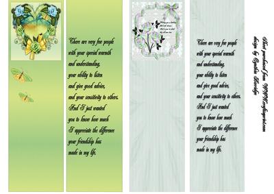 2 Friendship Bookmark - CUP350340_452 | Craftsuprint