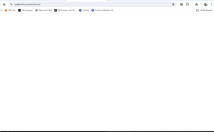 After Login Error While Page Is Blank Bug Reports CodeChef Discuss