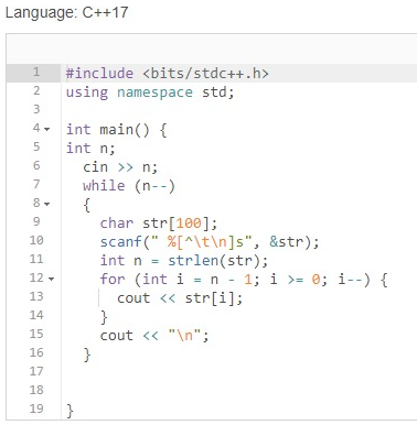 Chef And String CPCEJC3 Test Case Output Matches But Get Wrong
