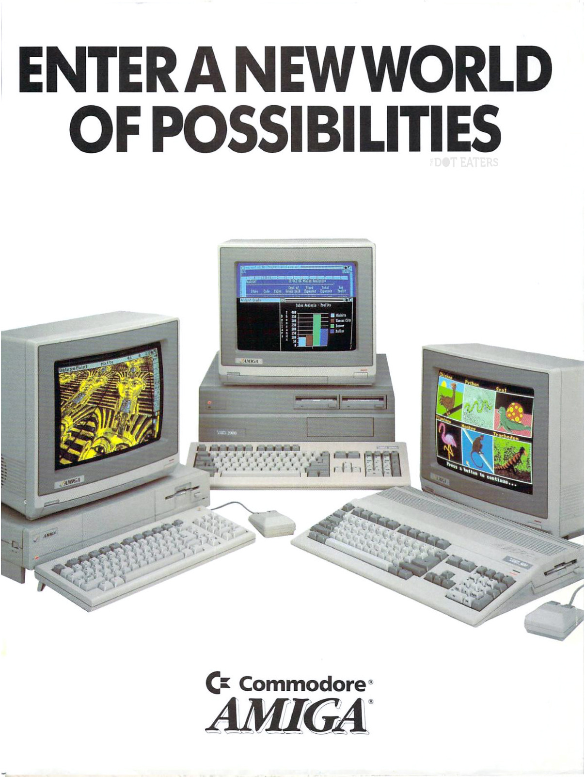 The three most famous Commodore Amiga models. I started with an A1000 in 1986, and upgraded to ...