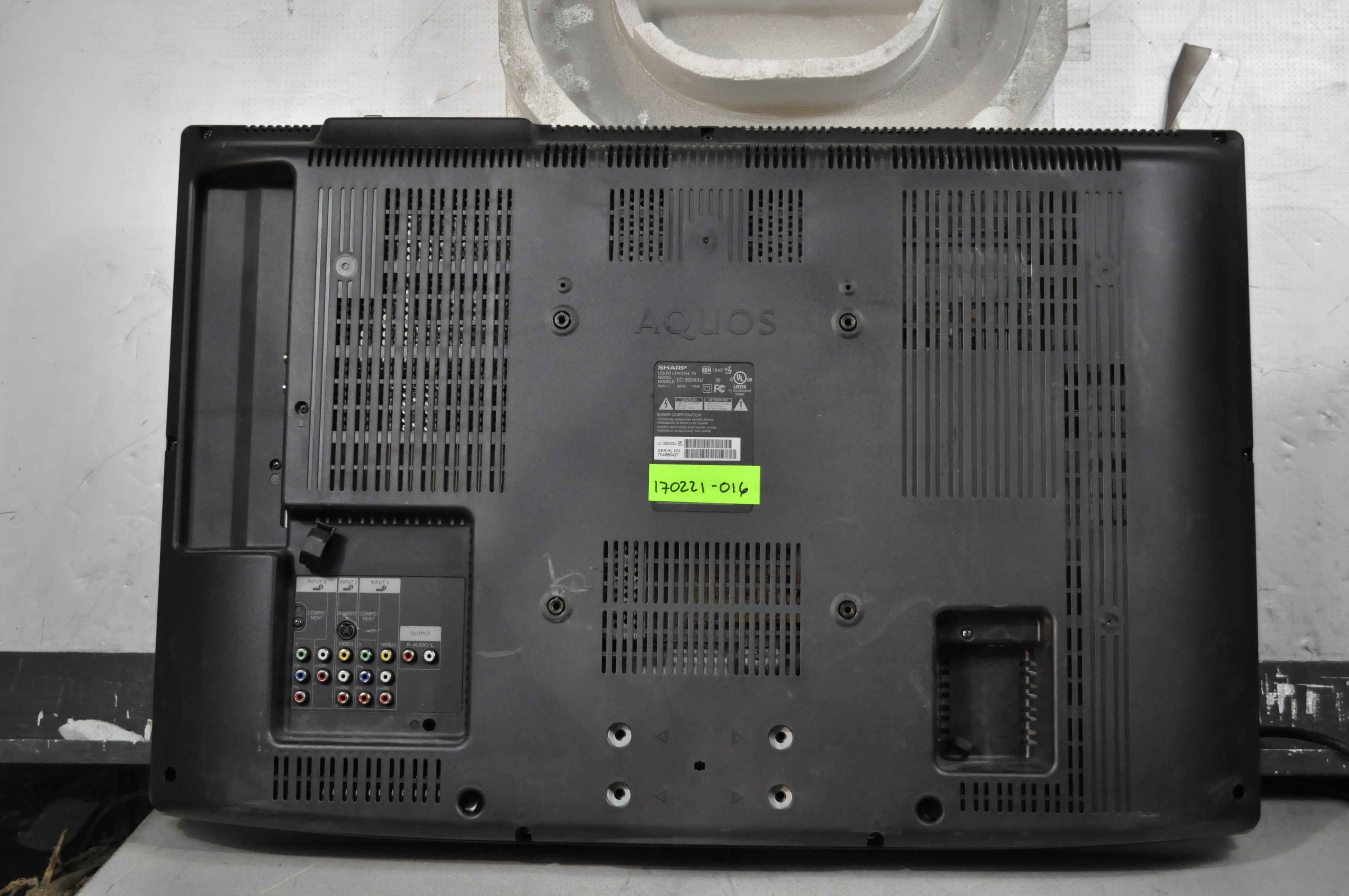 SHARP LC-32D43U INVERTER X03-0174A-01A | eBay