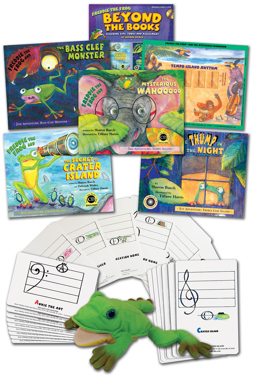 Freddie The Frog Teacher Set (Book 1-4) Sheet Music by Sharon Burch ...