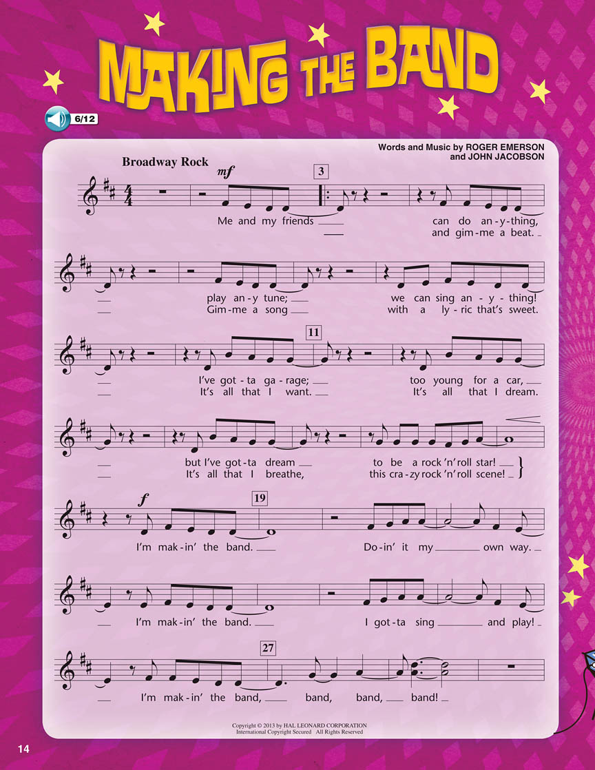 Making The Band Sheet Music by John Jacobson (SKU: 00123457) - Stanton ...