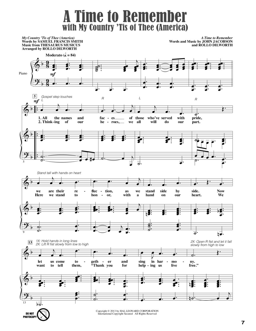We Honor You Sheet Music by John Jacobson (SKU: 00225506) - Stanton's ...
