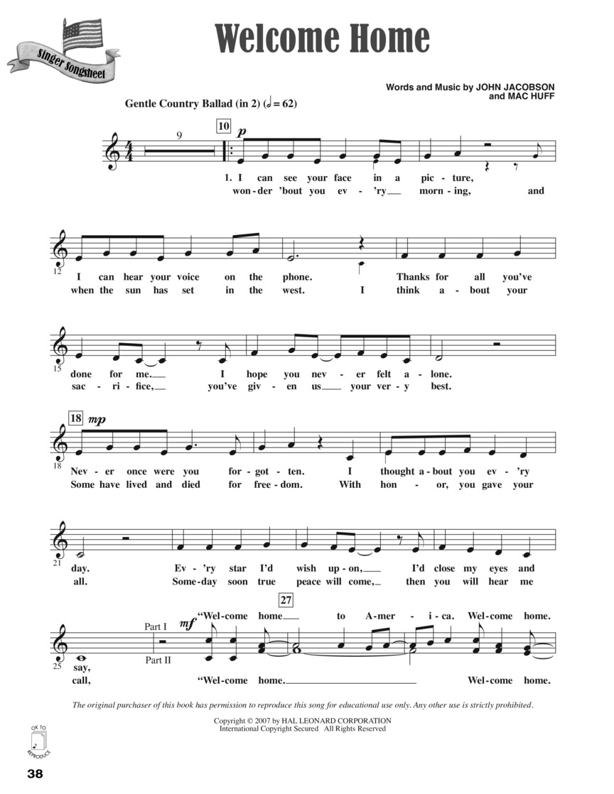 We Honor You Sheet Music by John Jacobson (SKU: 00225506) - Stanton's ...