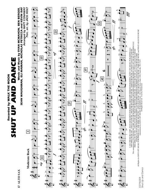 Shut Up and Dance Sheet Music by Walk The Moon (SKU: 03746004 ...