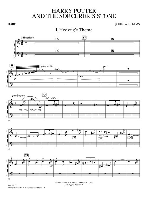 Harry Potter/Sorcerer's Stone Sheet Music by John Williams (SKU ...