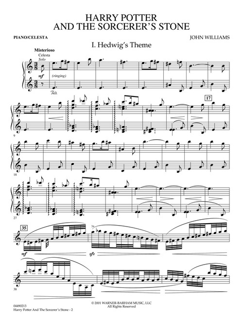 Harry Potter/Sorcerer's Stone Sheet Music by John Williams (SKU ...