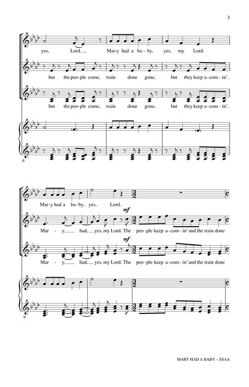 Mary Had A Baby Sheet Music by Philip Kern (SKU: 35028541) - Stanton's ...