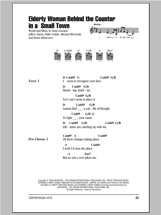 Elderly Woman Behind The Counter In A Small Town Sheet Music By Pearl Elderly Woman Behind The Counter In A Small Town Sheet Music By Pearl