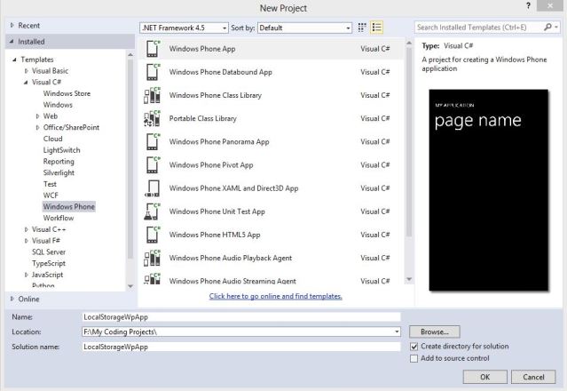 Working With Local Storage In Windows Phone App Codeproject 6710