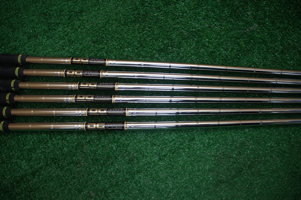 TRUE TEMPER DYNAMIC GOLD DG PRO S300 STIFF STEEL IRON SHAFTS PULLS 4 7