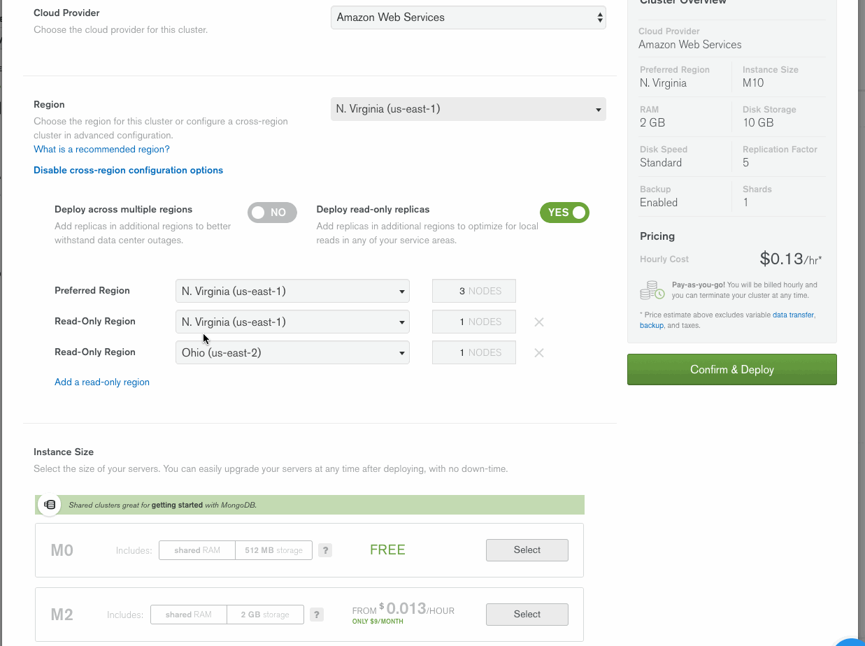 Optimizing For Fast Responsive Reads With Cross Region Replication In Mongodb Atlas Mongodb