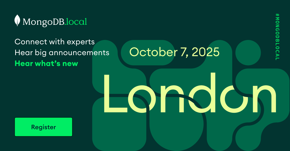 MongoDB.local London Agenda | MongoDB
