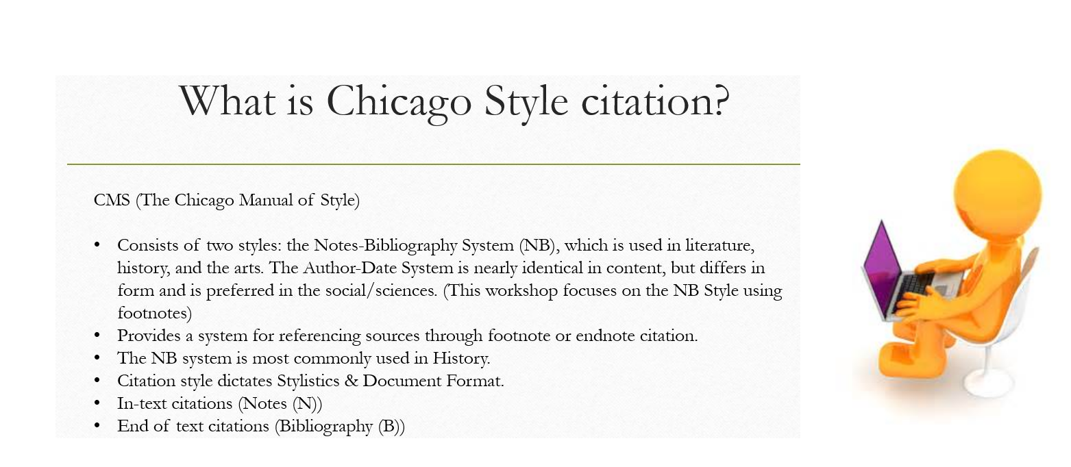 Chicago Style Citation Styles LibGuides At Cossatot Community 