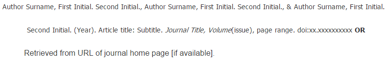 C Journal Article With 3 5 Authors APA Citation Style 6th Edition 