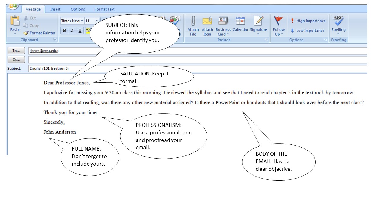 Writing An Effective Email Writing An Effective Email To Your 
