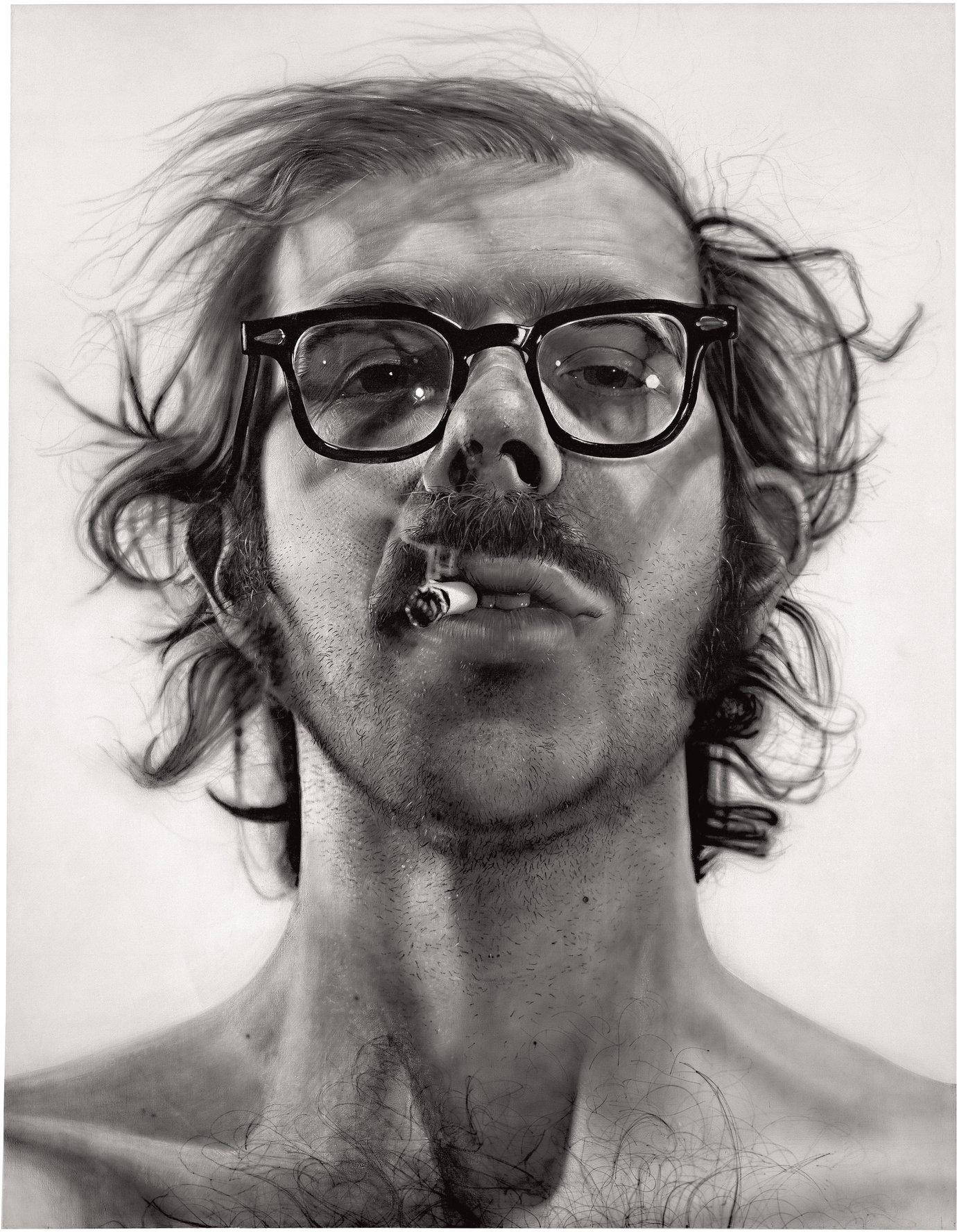 Chuck Close Big Self Portrait 1967 1968 R museum Chuck Close Big Self Portrait 1967 1968 R museum