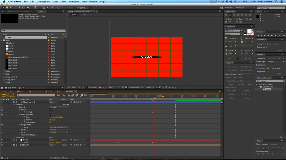 After Effects Video Tutorial Transition From One Comp To Another The Beat A Blog By Premiumbeat
