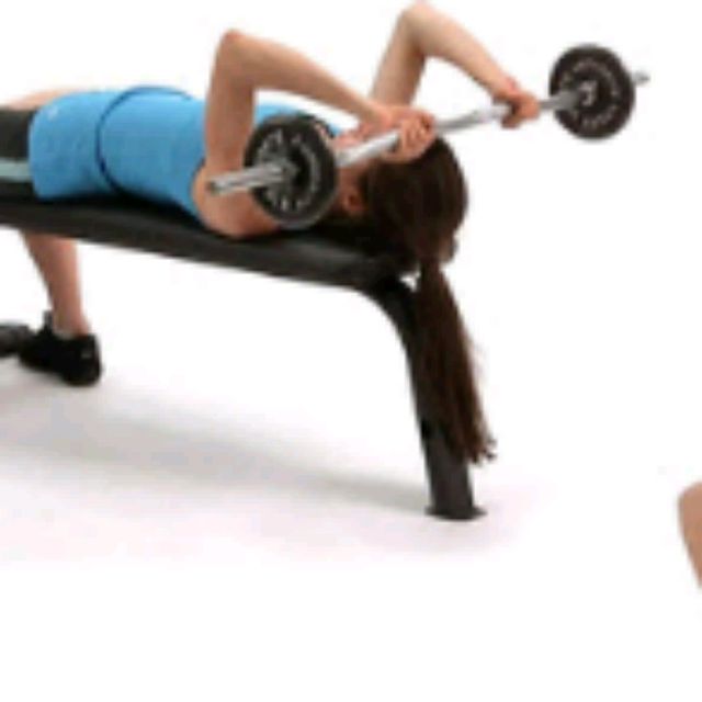 EZ Bar Skull Crushers Exercise How to Workout Trainer By Skimble EZ Bar Skull Crushers Exercise How to Workout Trainer By Skimble