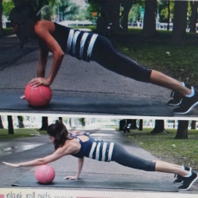 Plank Roll Out Left - Exercise How-to - Workout Trainer by Skimble