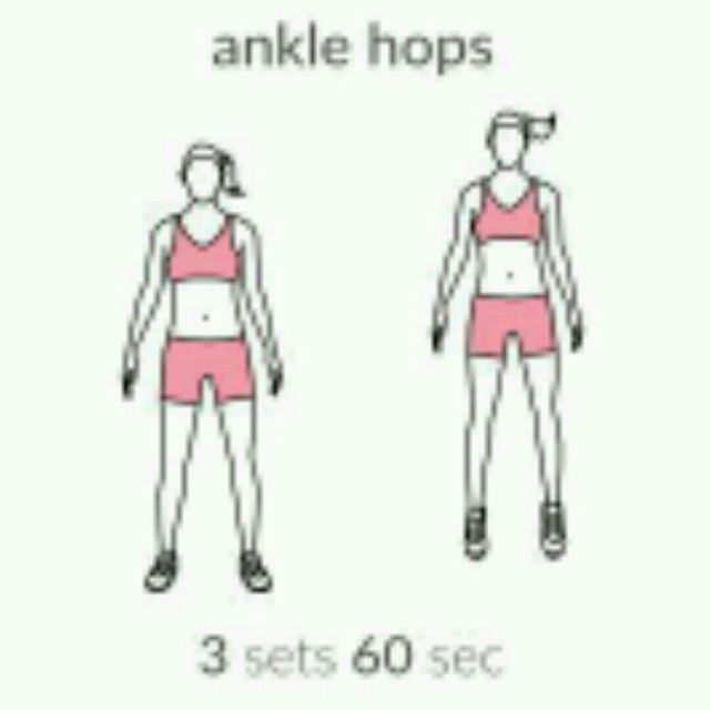 Ankle Hops - Exercise How-to - Workout Trainer by Skimble