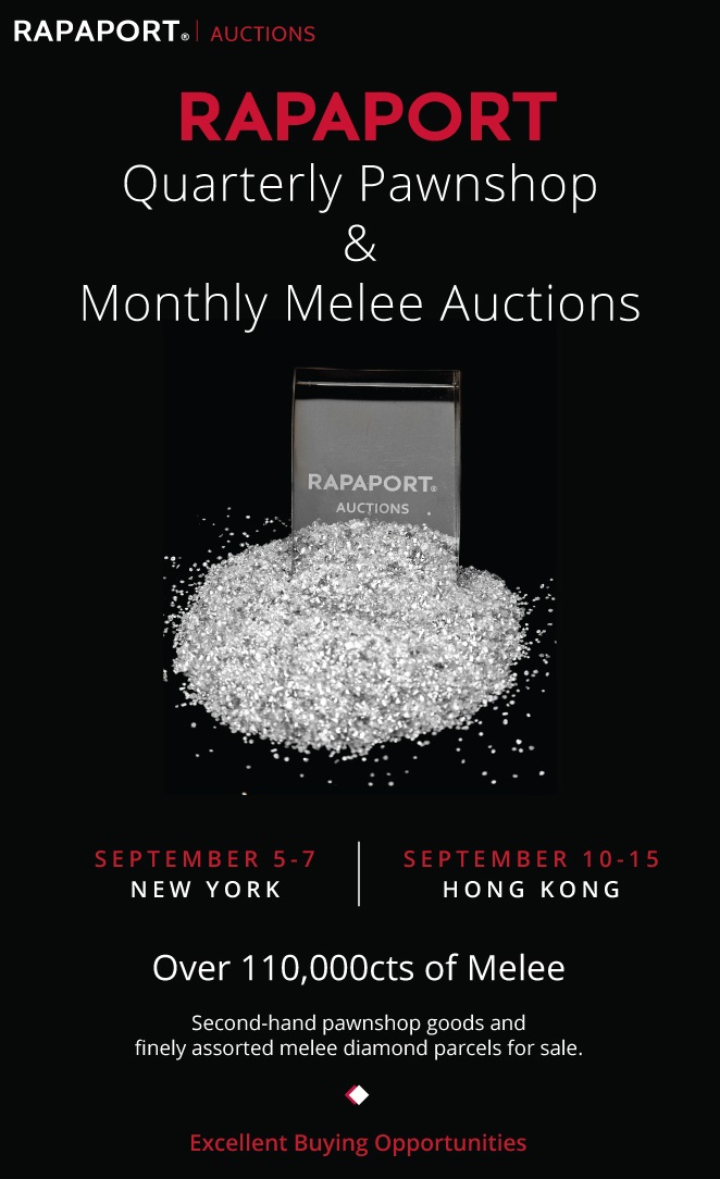 Rapaport September Quarterly Pawnshop and Melee Auctions - Bid Today
