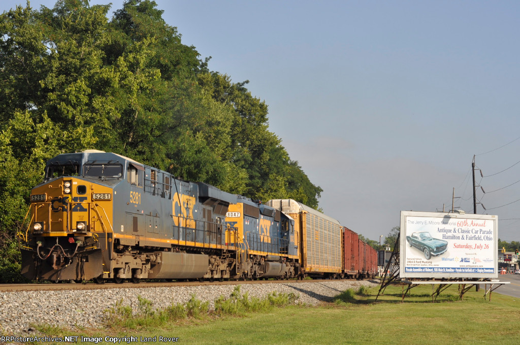 CSXT 5281 On CSX Q 243 Eastbound