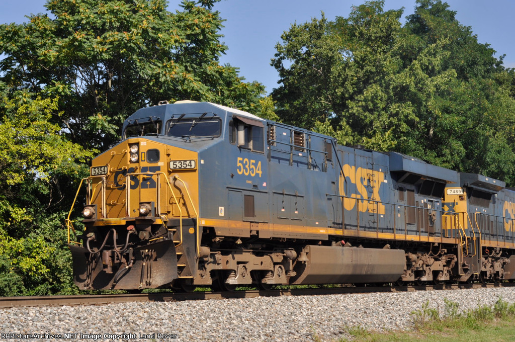 CSXT 5354 East On The NS Line
