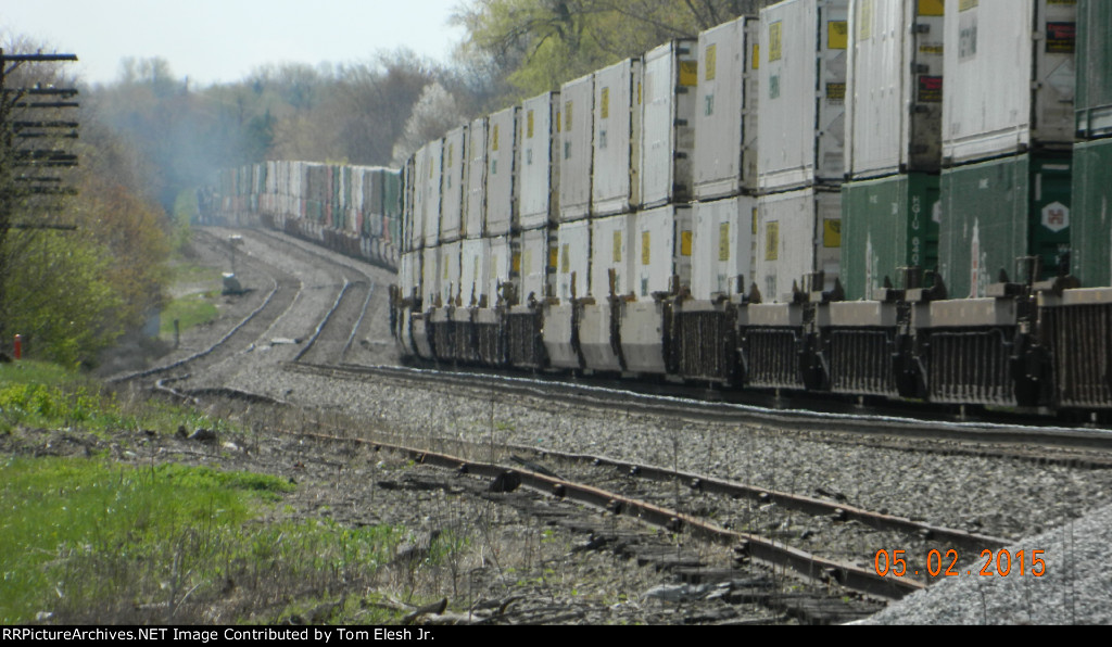 NS Eastbound Intermodal Climbing Upgrade