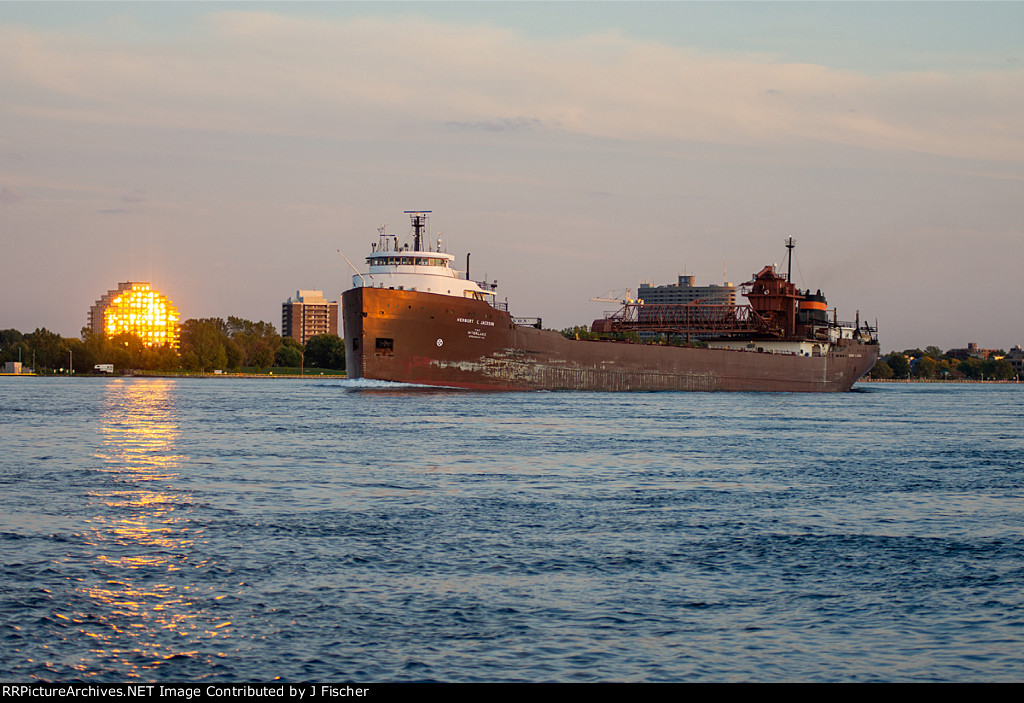 Herbert C. Jackson heads upriver
