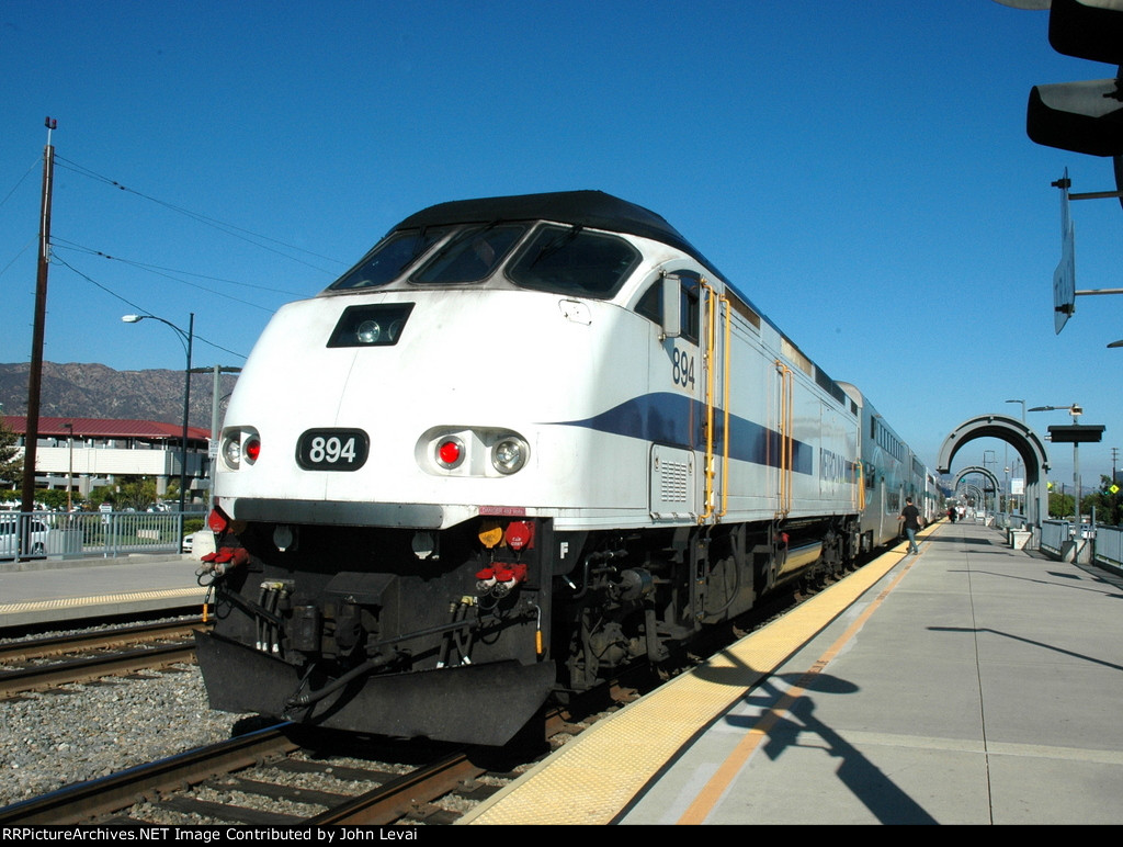 MP36 # 894 on the rear of Train # 150.