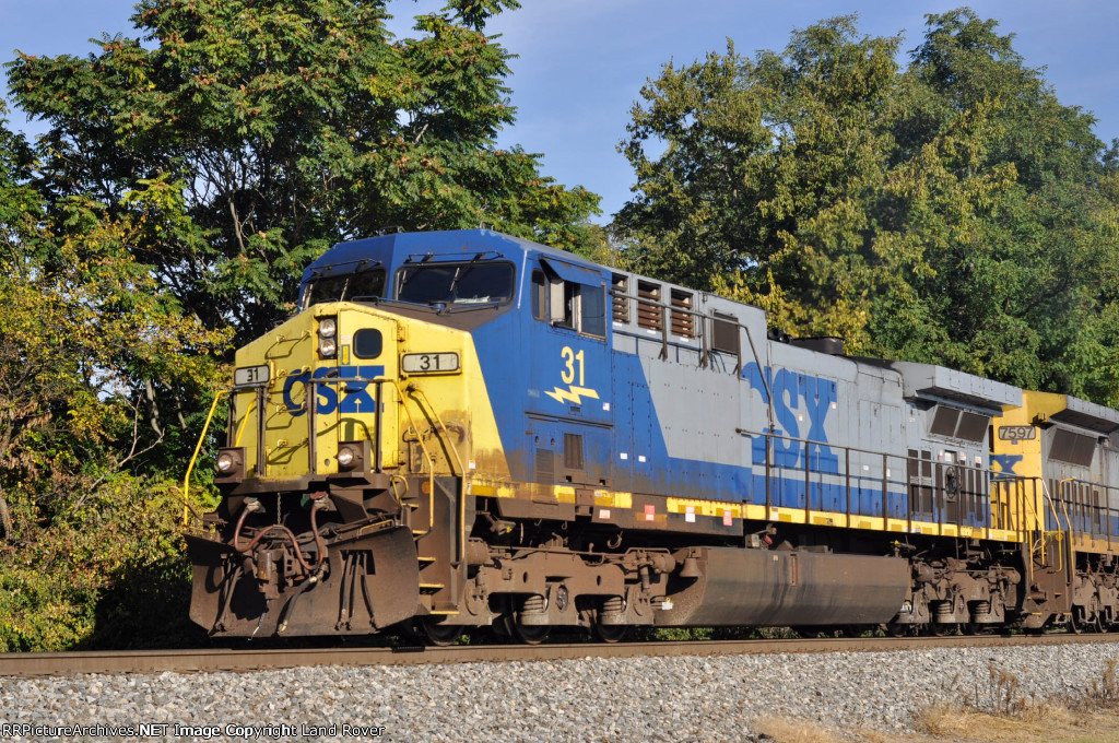 CSXT 31 On CSX Q 133 Eastbound
